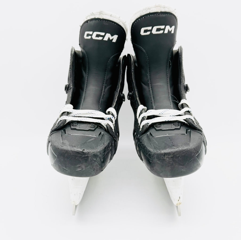 Custom Green CCM Jetspeed FT6 Pro Hockey Skates-9.5-Regular Fit-288-Fl ...