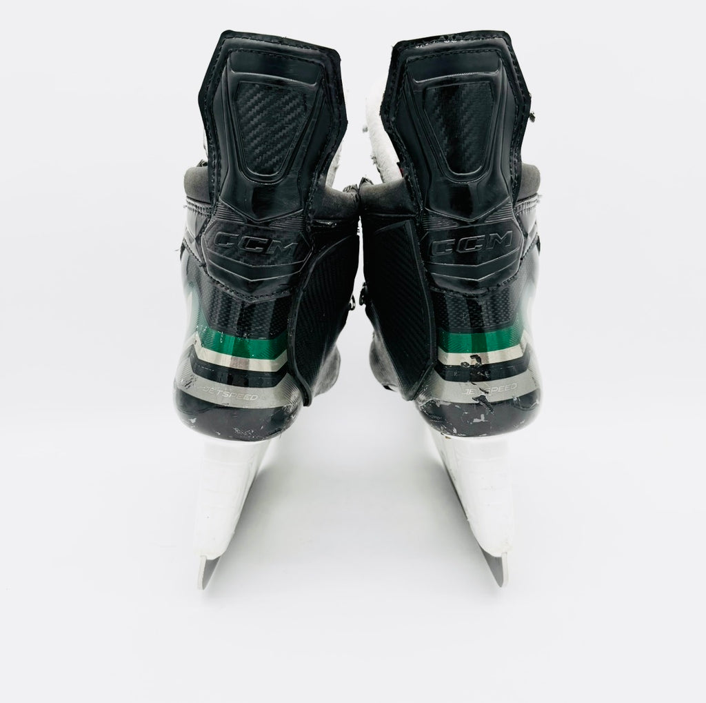 Custom Green CCM Jetspeed FT6 Pro Hockey Skates-9.5-Regular Fit-288-Fl ...