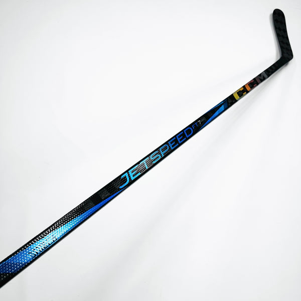 New Custom Blue CCM JetSpeed FT7 Pro-LH-90-P88-Bubble Texture W/ Grip ...
