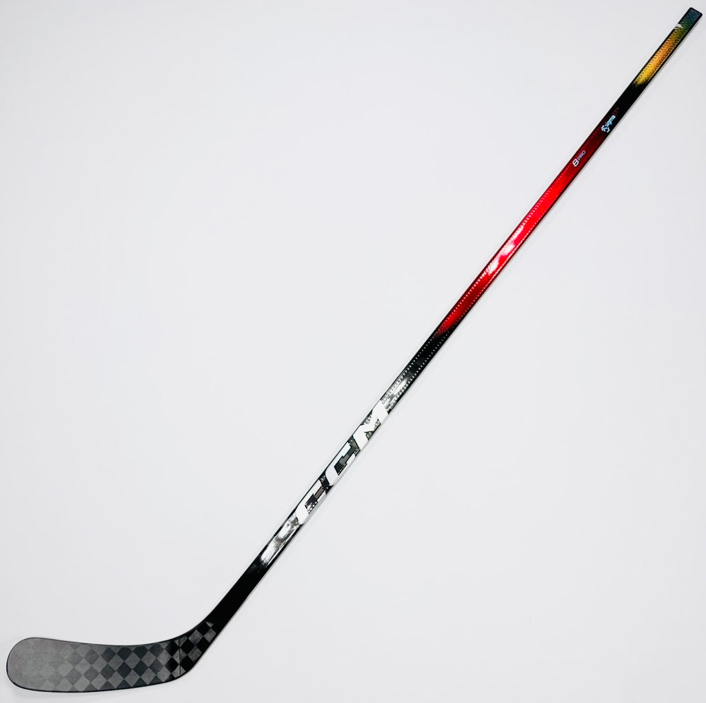 New Custom Red CCM JetSpeed FT8 Pro-RH-85-P92-Grip W/ Corner Tactile ...