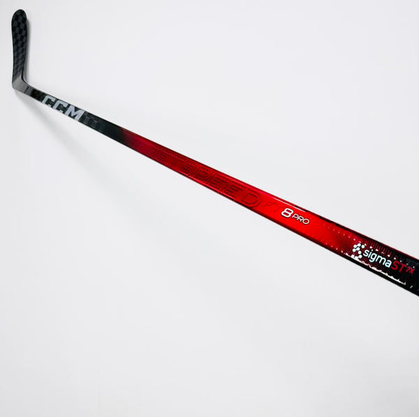 New Custom Red CCM JetSpeed FT8 Pro-RH-85-P92-Grip W/ Corner Tactile ...